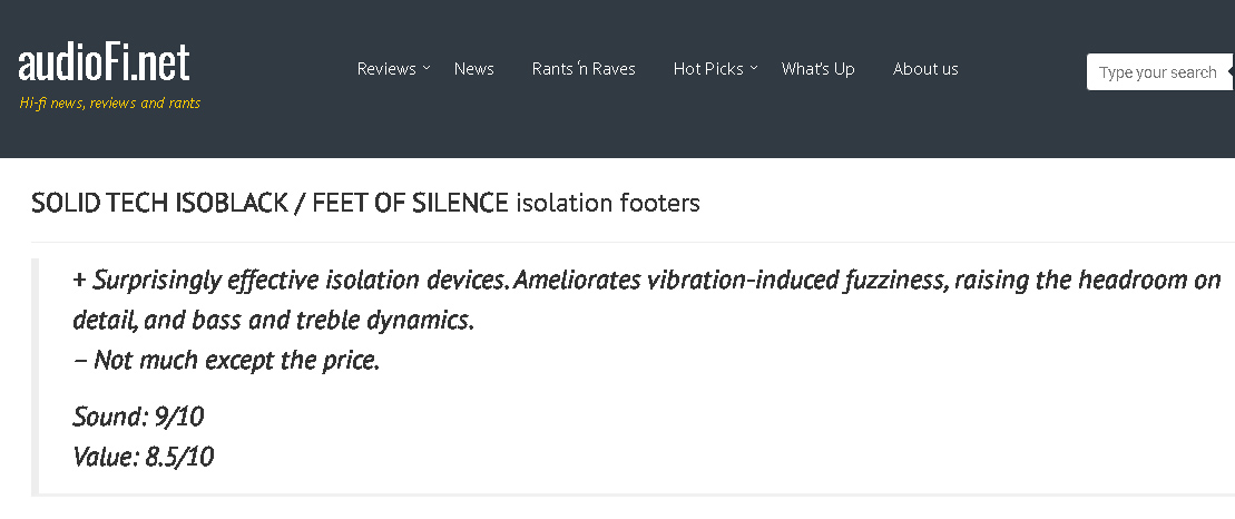 Solid Tech IsoBlack Vibration Isolators (Set of 4) | Actsessory Shoppe