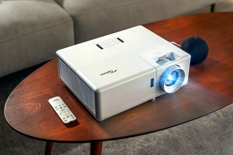 Optoma UHZ50 Smart 4K UHD, 3D Laser Home Entertainment Projector ...