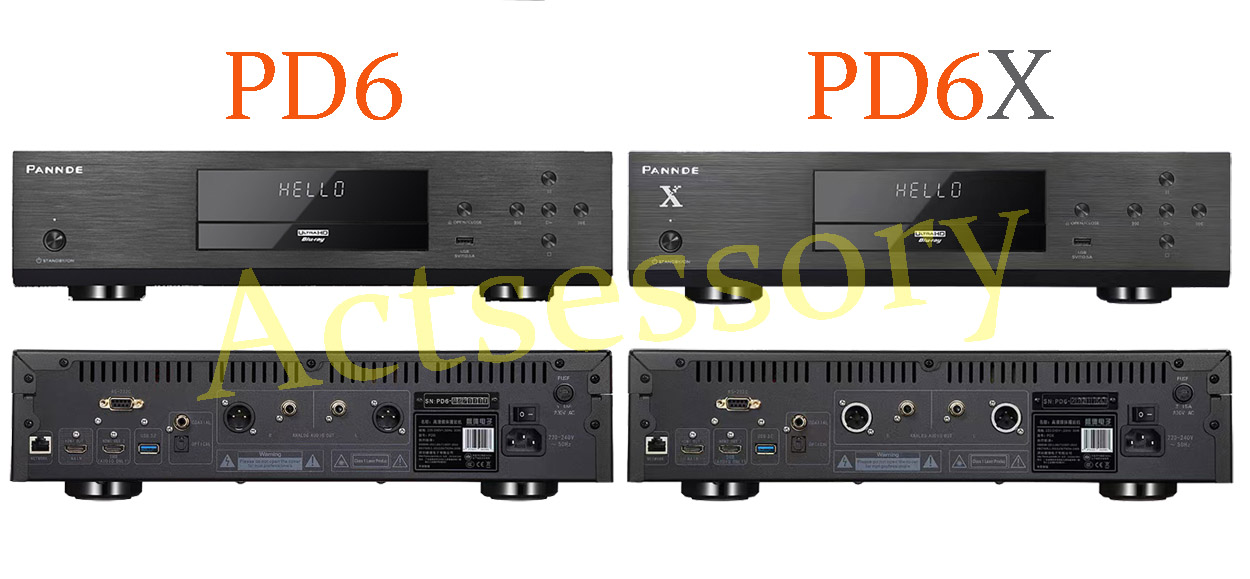 Pannde PD6(X) Flagship 4K UHD Universal Disc Player | Actsessory Shoppe