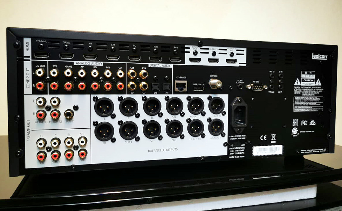 Lexicon MC-10 Immersive Surround Sound AV Processor, Atmos, DTS:X, IMAX ...