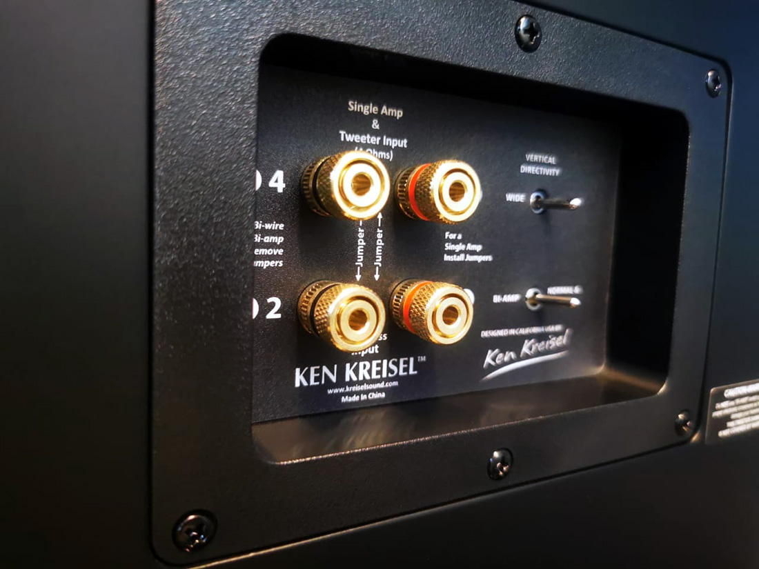 Ken Kreisel K700 LCR Main Speakers, home theater line array monitors