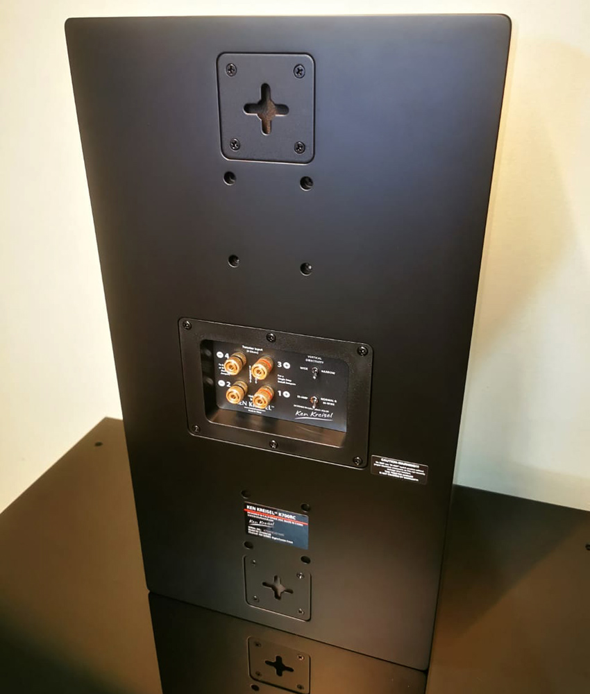 Ken Kreisel K700 LCR Main Speakers, home theater line array monitors